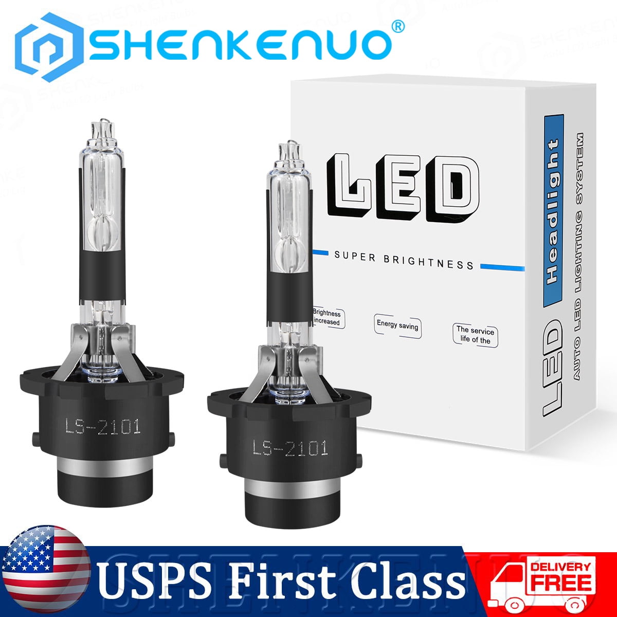 6000K Front HID Headlight Bulb For Nissan Rogue 2008-2013 Low Beam ...