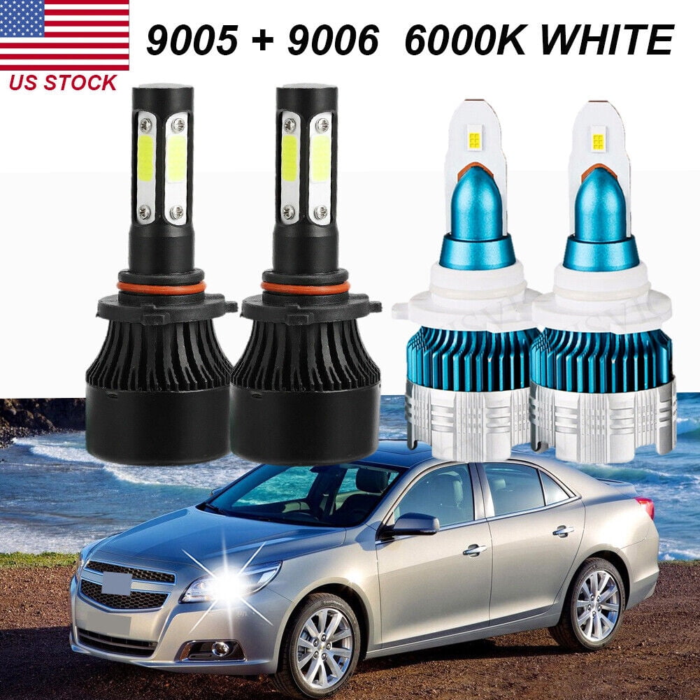 6000K Front LED Headlight Bulbs for Chevrolet S10 1994-2004 High & Low ...