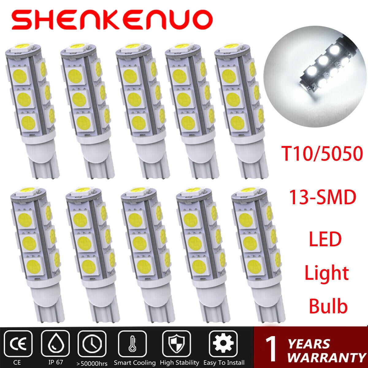 6000K LED Light Headlight Strip Bulbs For Honda Accord 4dr Sedan 2dr ...