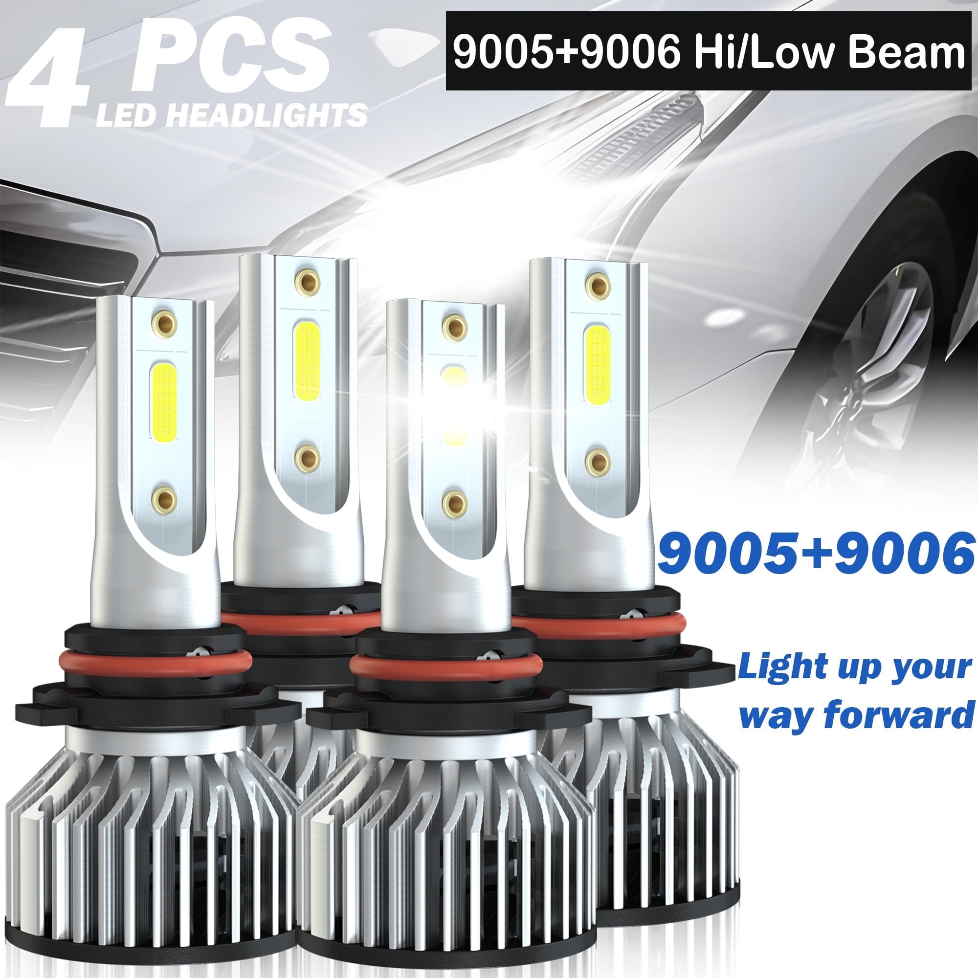 6000K White LED Automotive Bulb fits Chevy Silverado-Tahoe,500% ...