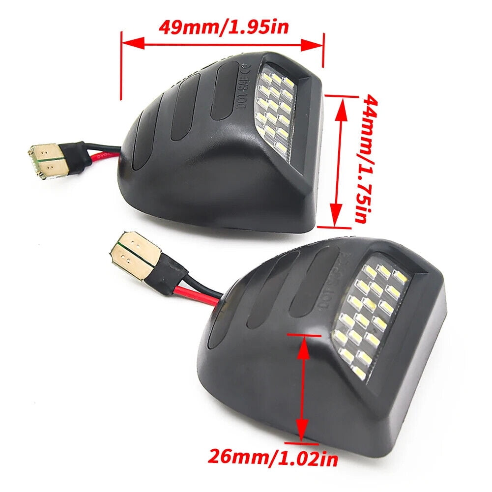 6000K Xenon White LED License Plate Light for Chevy Silverado GMC ...