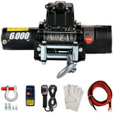 6000LBS 12V Recovery Car Electric Winch Series Wound ar Train Wireles ...