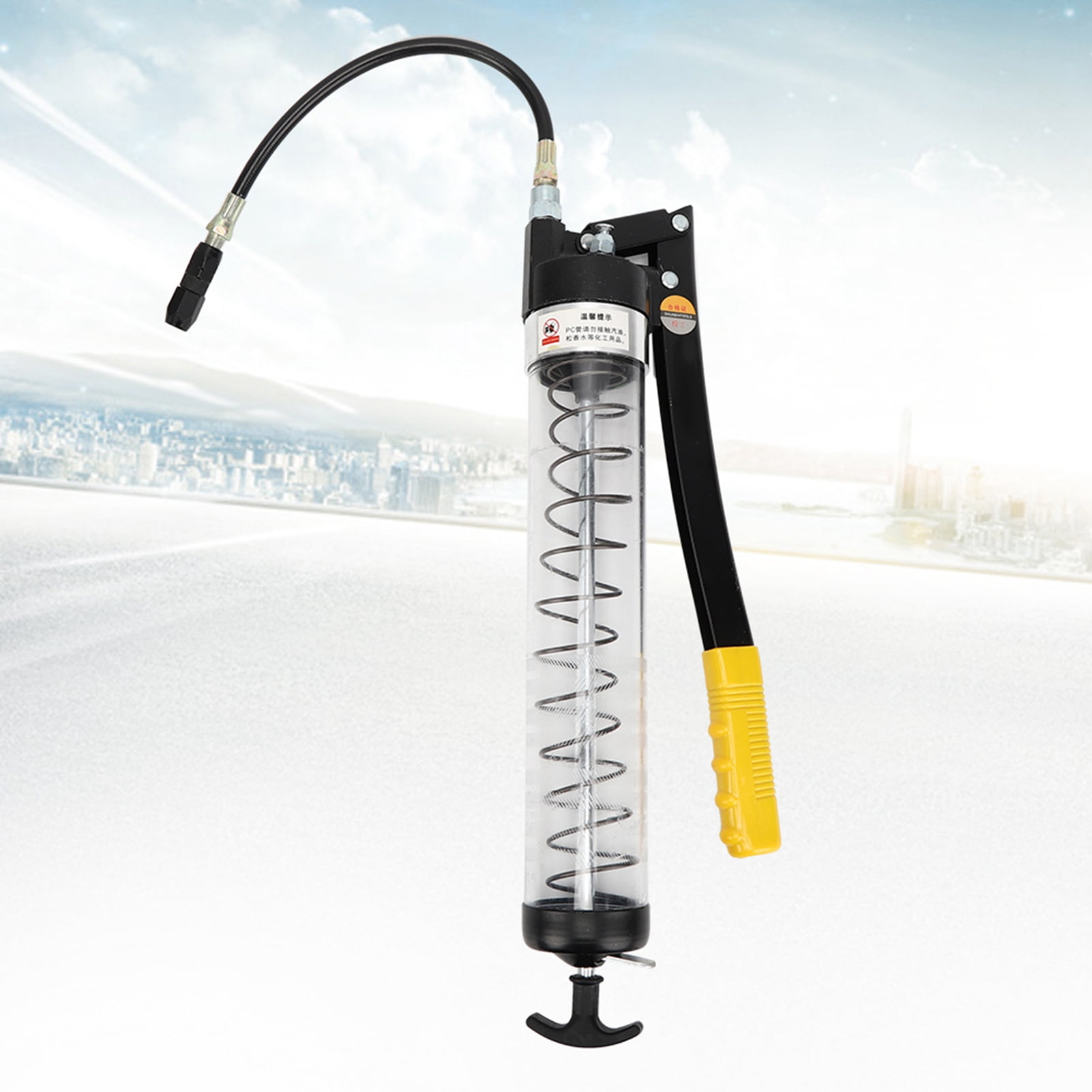 6000PSI Grease Gun Visible Transparent Tube Portable Auto Car Tool Accessory - Walmart.com
