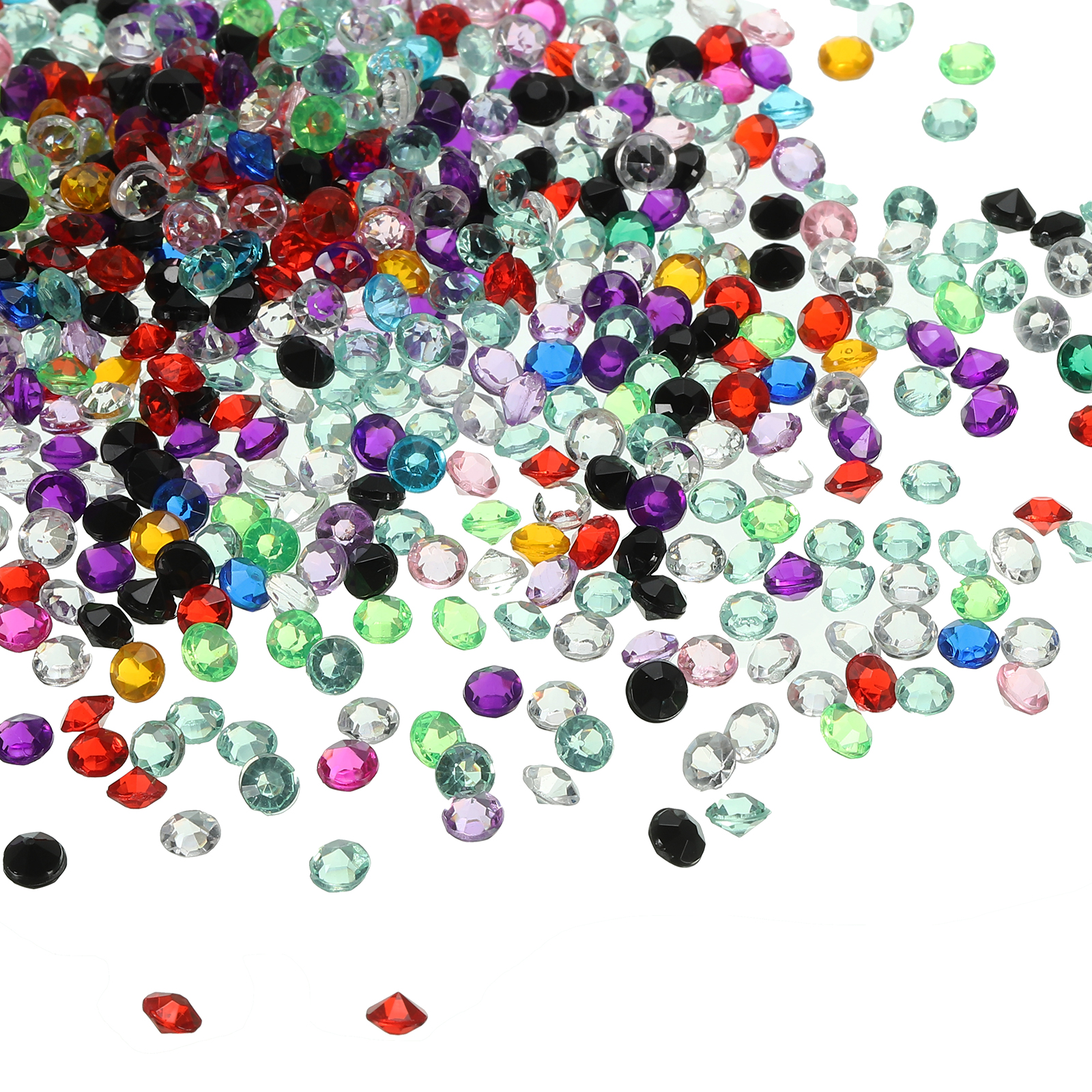 6000Pcs Acrylic Wedding Diamonds 4mm Table Scatter Confetti Crystals ...