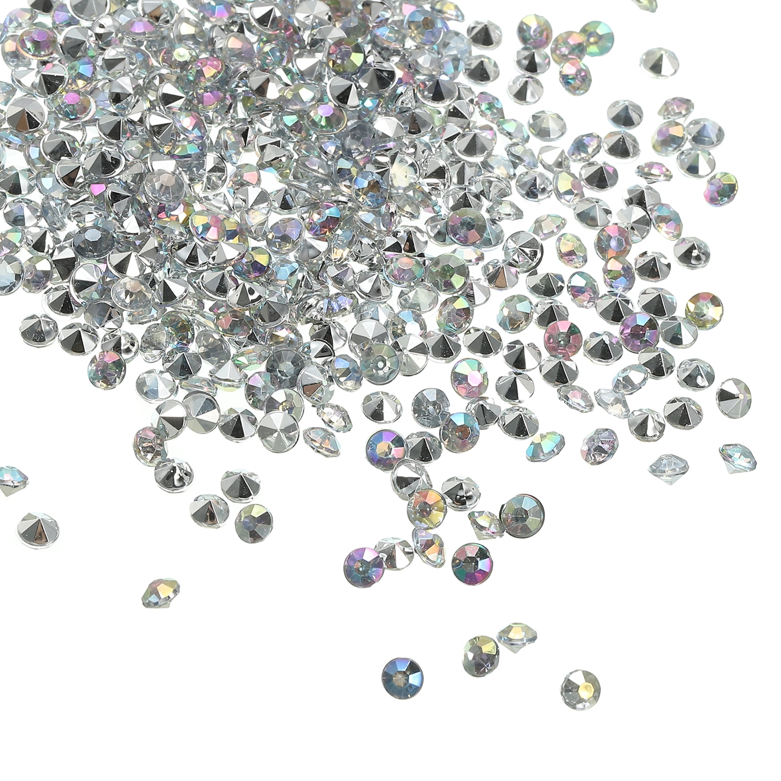6000Pcs Acrylic Wedding Diamonds 4mm Table Scatter Confetti Crystals ...