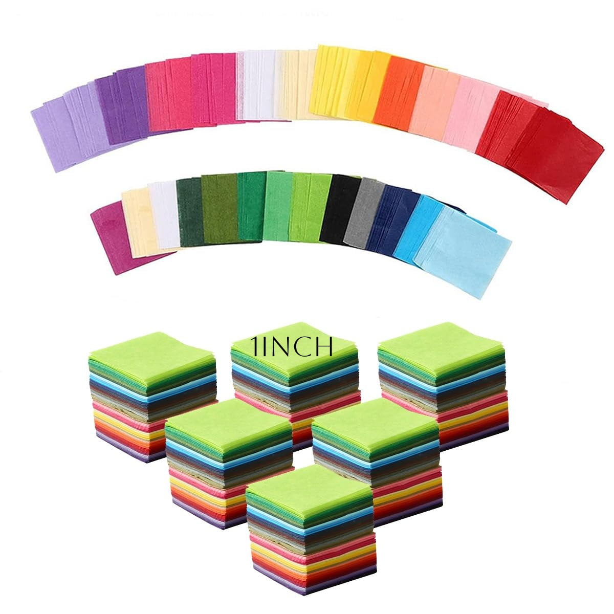 6000Pcs Tissue Paper Squares, Art Rainbow Tissue Paper Multicolor ...