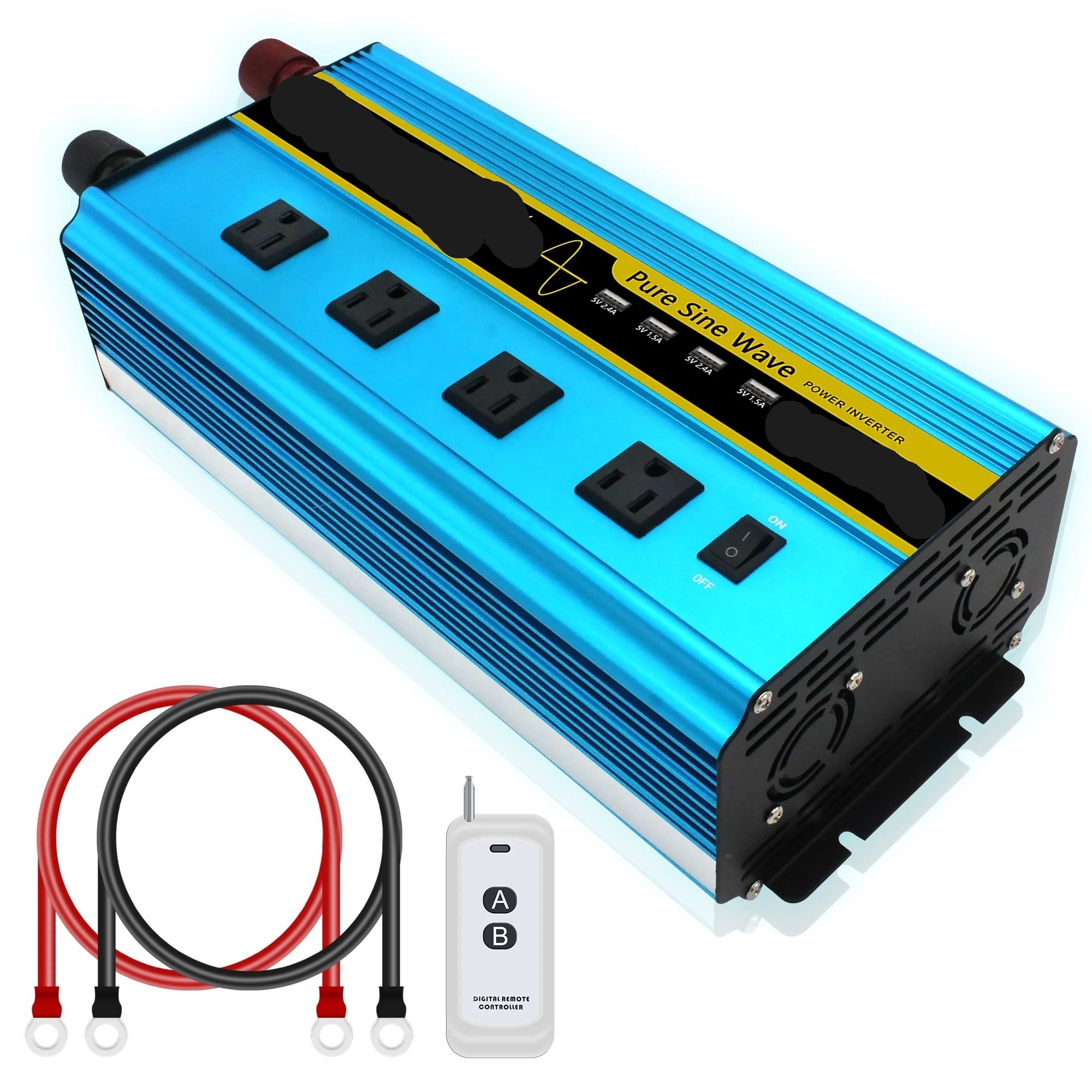 6000W/8000WPure Sine Wave Inverter with LCD Display Smart Fans Solar ...