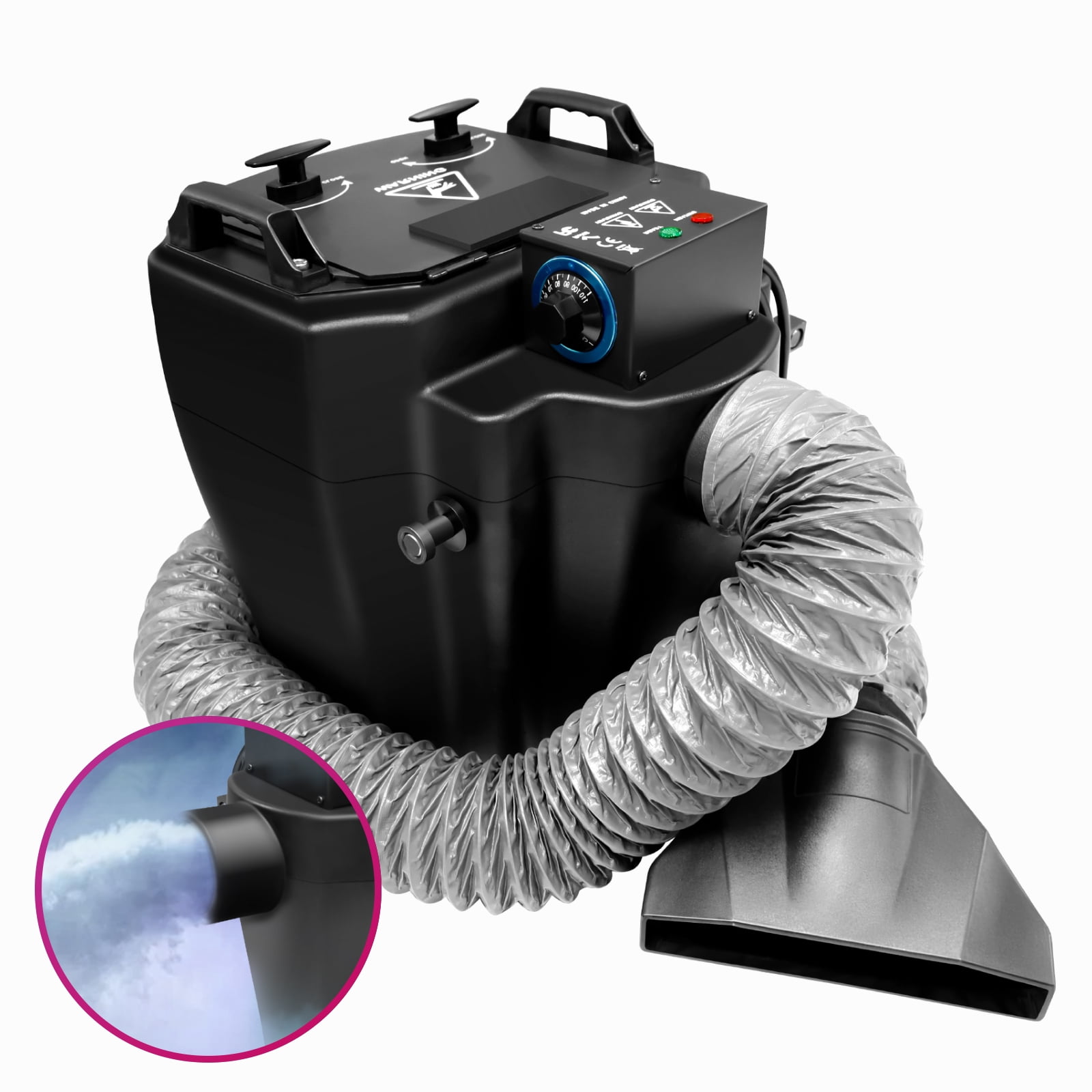 6000W Dry Ice Fog Machine, Black Low Lying Fog Machine, Dry Ice Machine ...