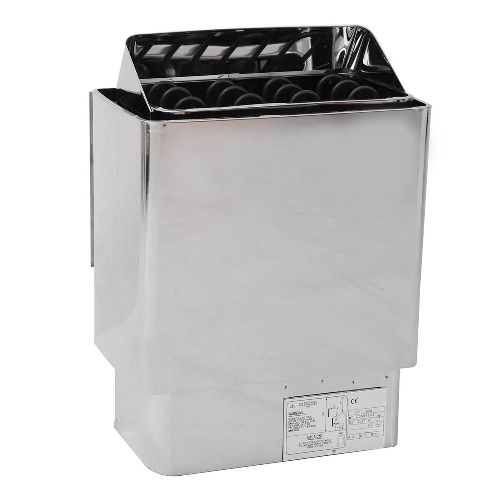 6000W Electric Sauna Heater, Wet Dry Sauna Heater Stainless Steel Stove ...