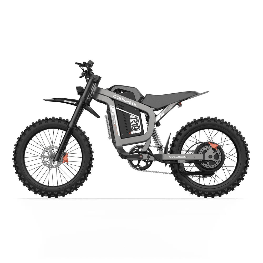 COSWHEEL R19 6000W Electric Dirt Bike for Adults, 72V/40Ah, 50 MPH, 19 ...