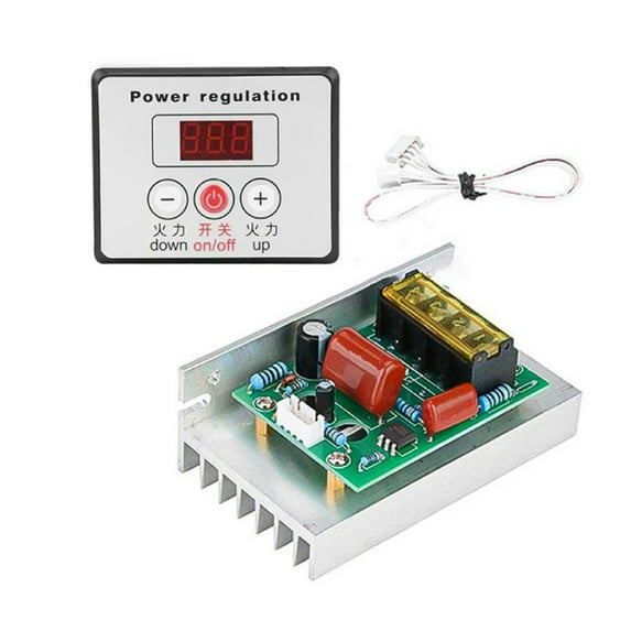 6000W Thyristor Voltage Regulator High Power Oven Thermostat Controller ...