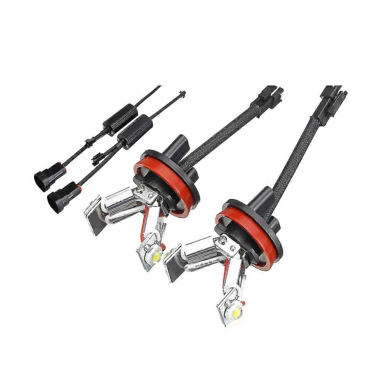 6000k H8 LED Angel Eye Lights for E82 E87 E90 E91 E92 M3 E93 E60 E61 ...