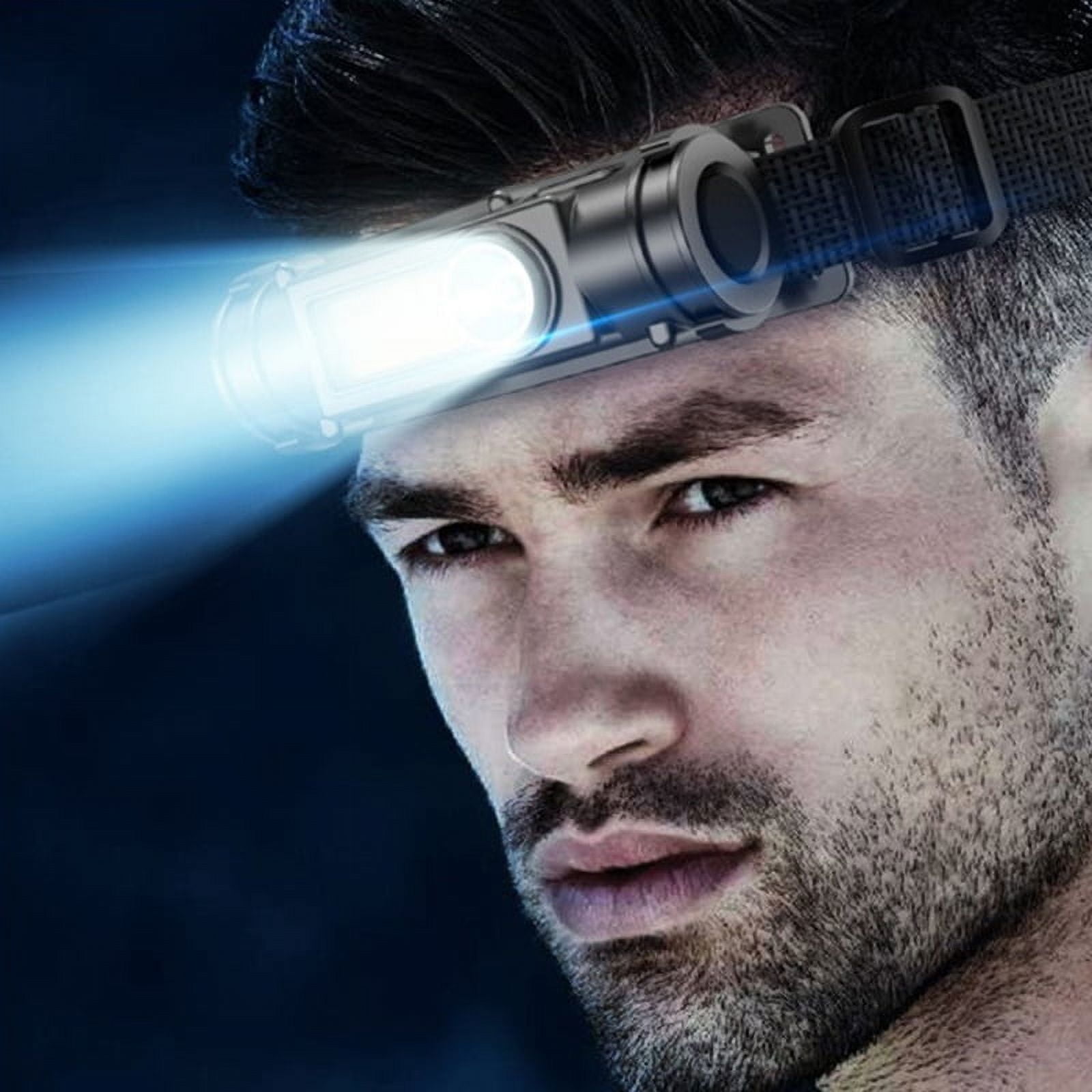 6000lumens Led Headlamp XPE+COB Headlight Head Torch Flashlight Head ...