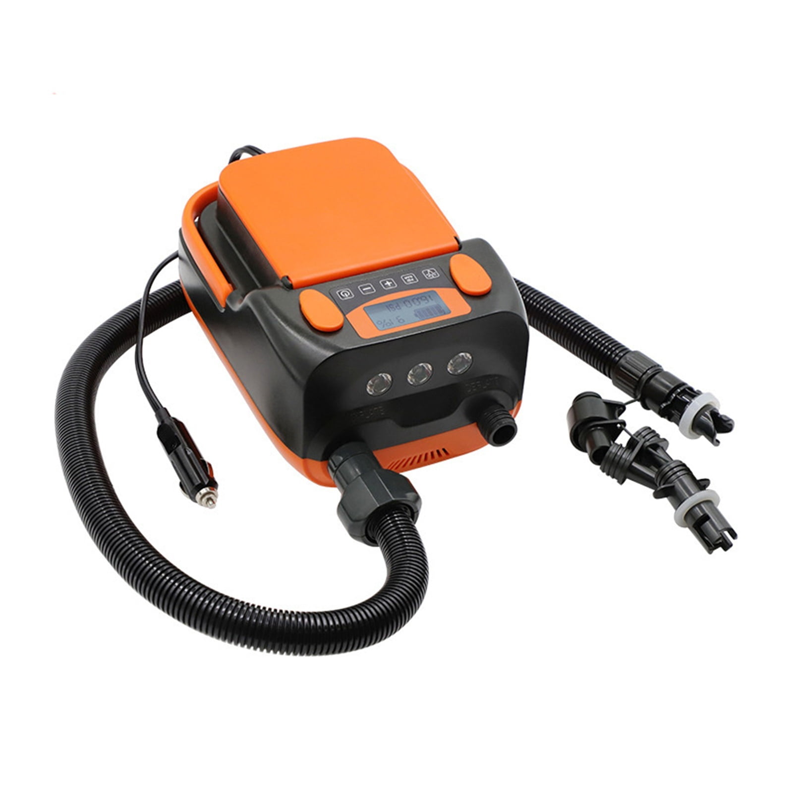 6000mAH Rechargeable Deflatable Inflatable Pump DC12V 110W Electric Air ...