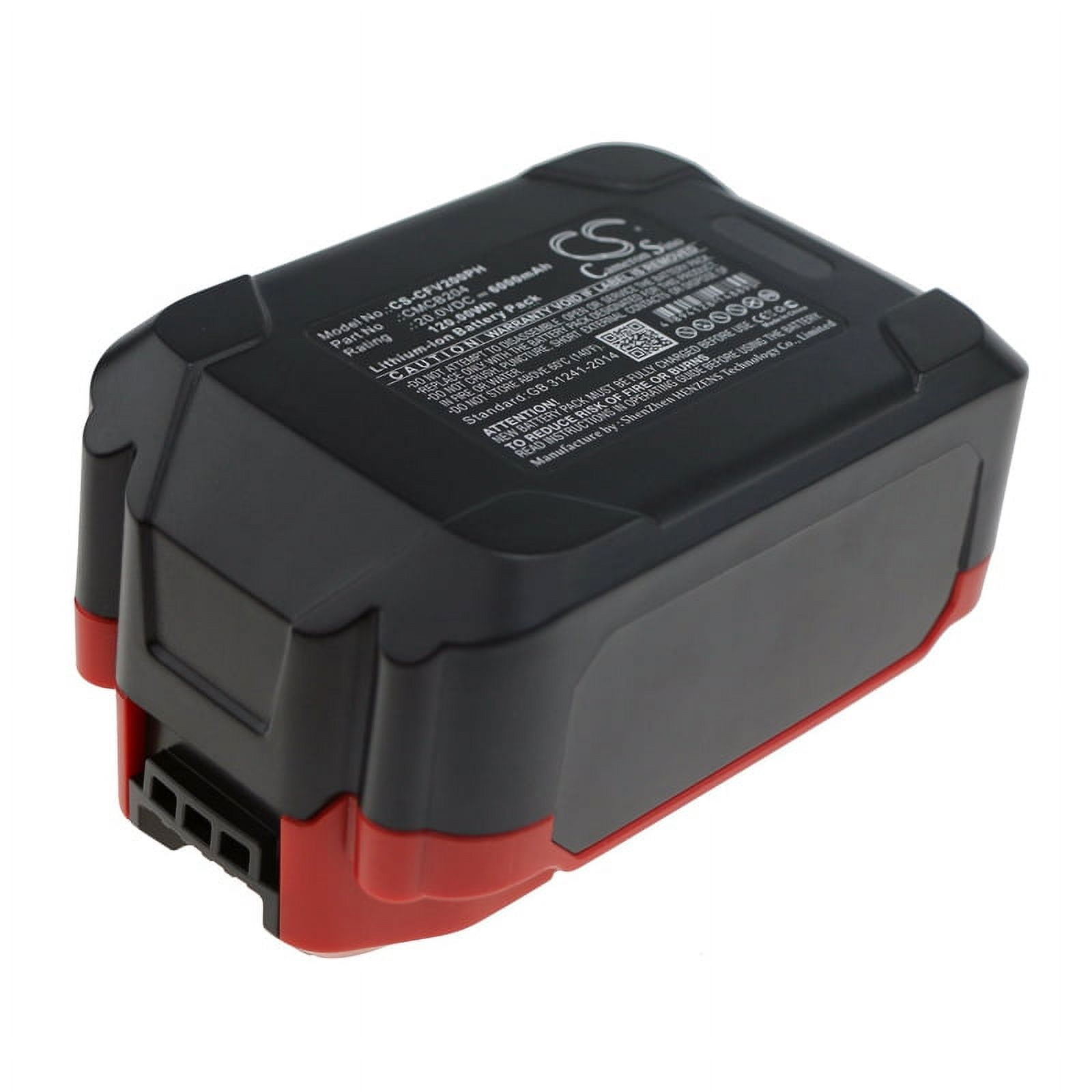 6000mAh Craftsman CMCB204 CMCB204-2 Battery for CMCBL700D1 CMCS600D1 ...