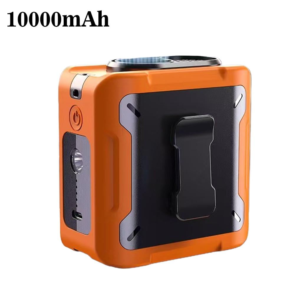 6000mAh Portable Waist Clip Fan, Personal Wearable Fan, Rechargeable ...