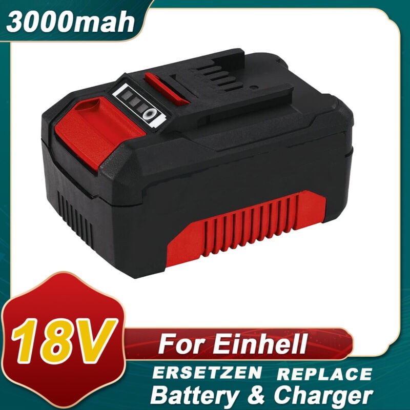 6000mAh Replacement Battery EIN18C2 Li-ion Batteria for EINHELL 18V ...