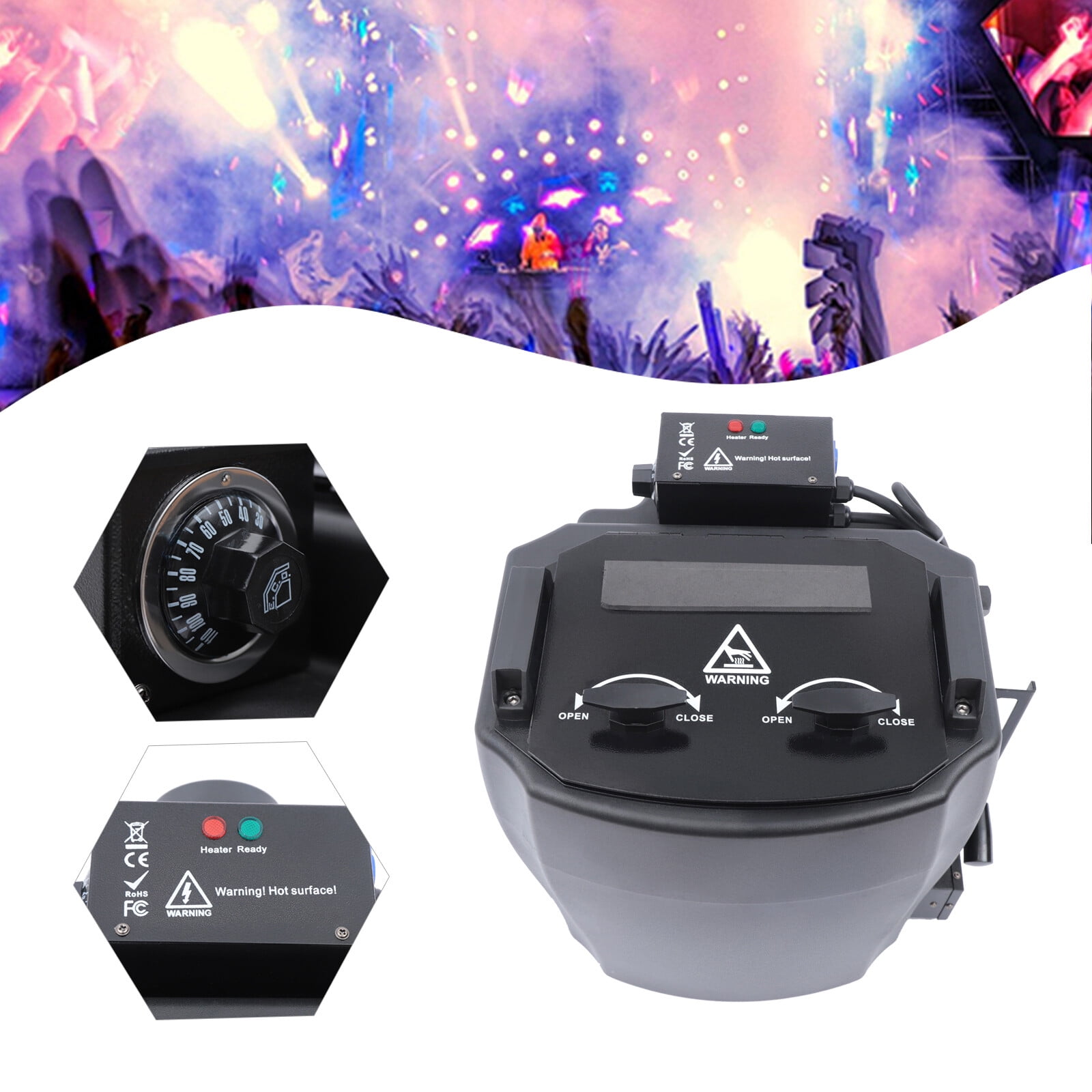 6000w Dry Ice Fog Machine Low Lying Smoke Machine Stage Effect for ...