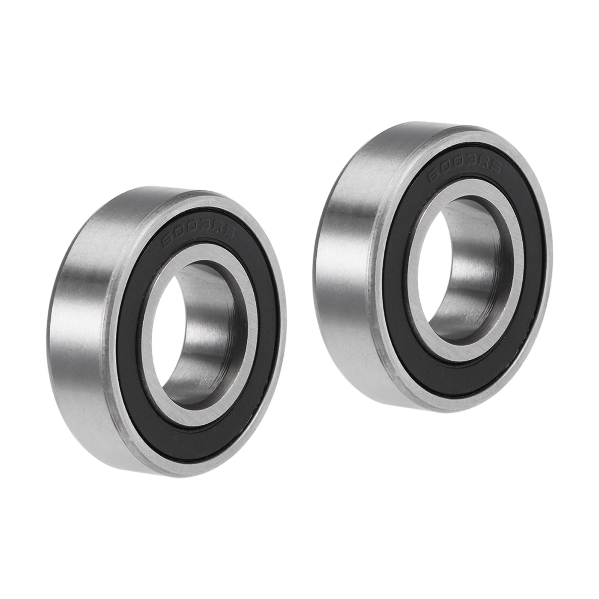 6003-2RS Deep Groove Ball Bearings Z2 17x35x10mm Double Sealed Chrome Steel 2 Pcs - Walmart.com