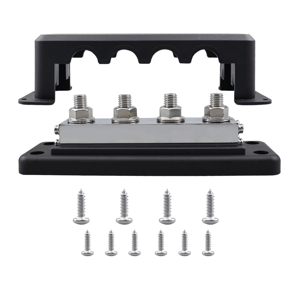 600A 12V-48VDC Heavy Duty Busbar Distribution Block for Marine Battery ...