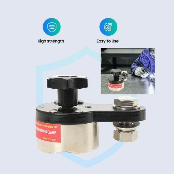 600A Magnetic Welding Ground Clamp, Switchable Magnet Welding Holder ...
