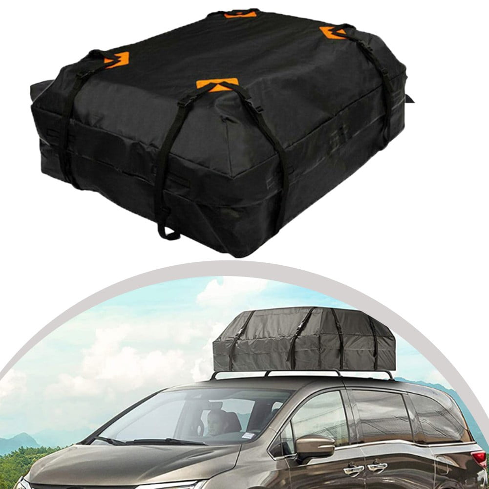 600D Car Roof Bag Storage Bag Waterproof Travel Camping Luggage Storage ...