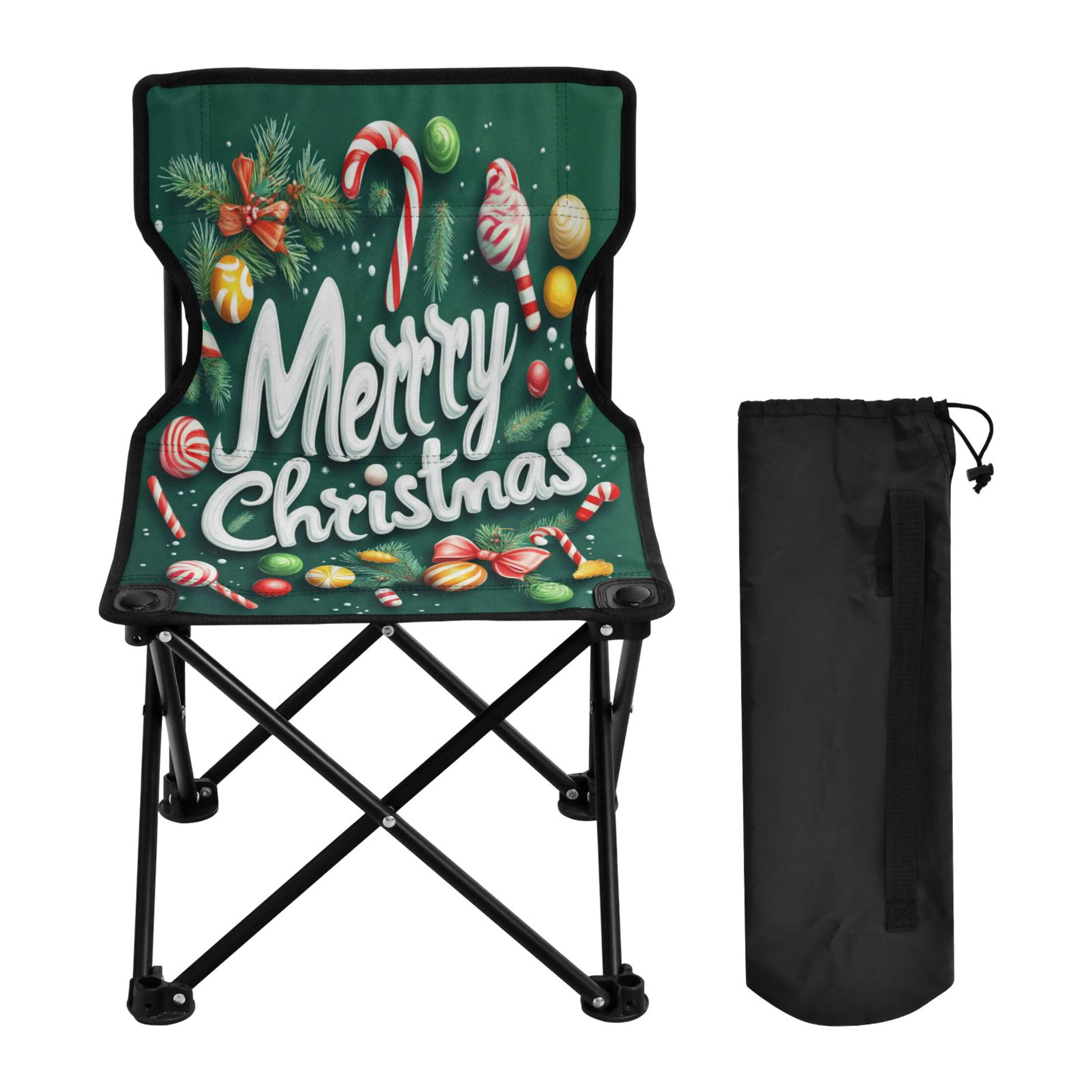 600D Oxford Camping Chair Portable Foldable Chair Supports 220 lbs for ...