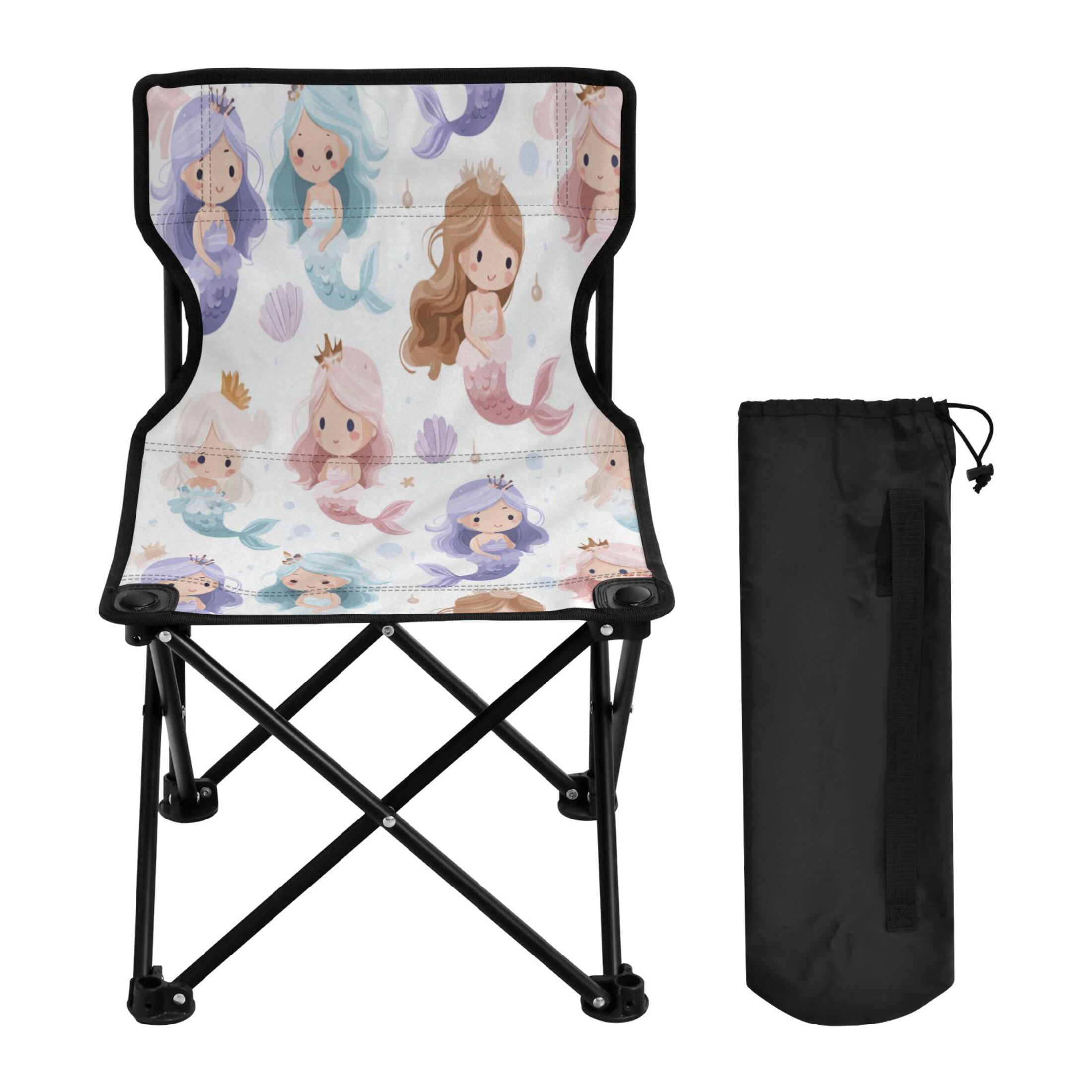 600D Oxford Camping Chair Portable Foldable Chair Supports 220 lbs for Picnic, Fishing ...