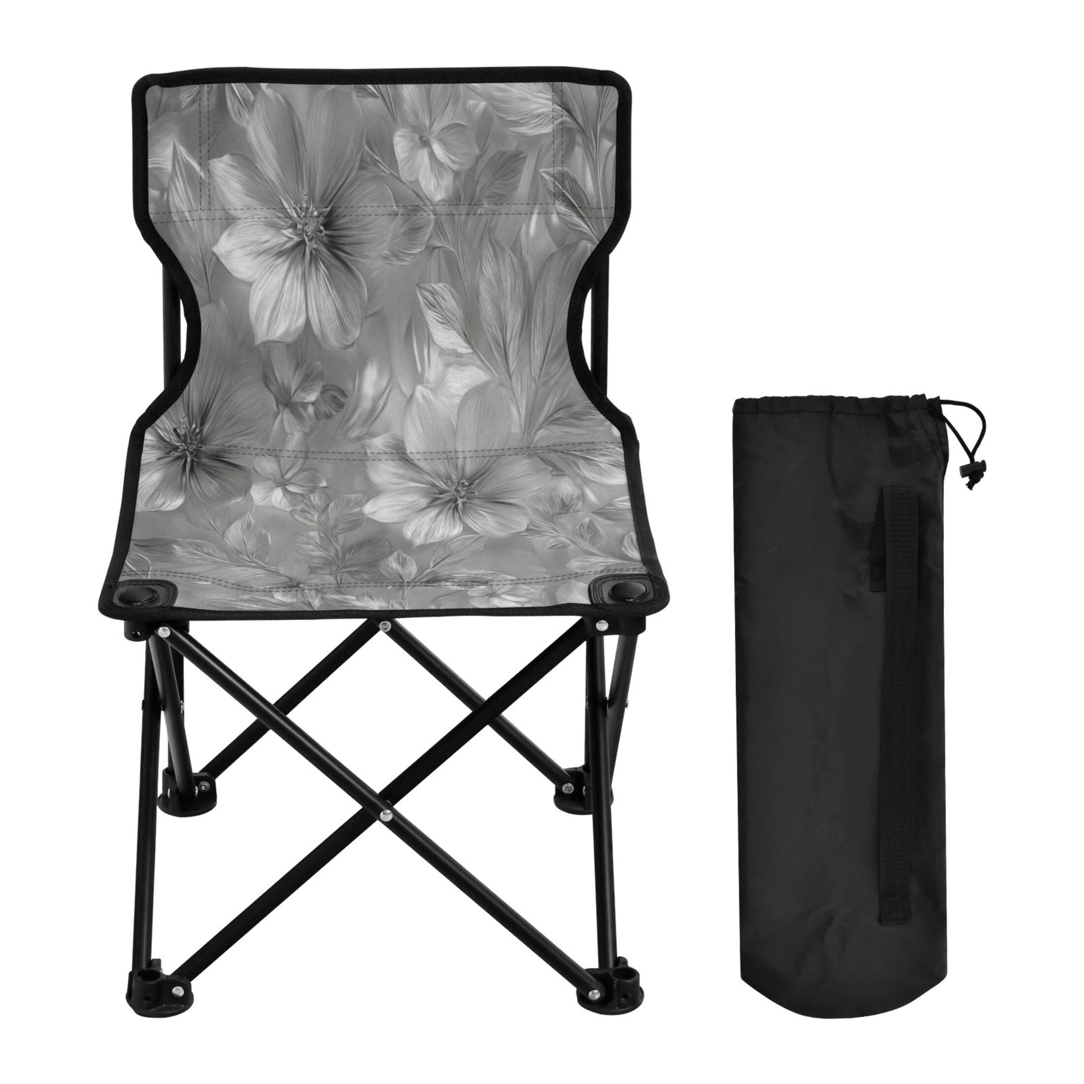 600D Oxford Camping Chair Portable Foldable Chair Supports 220 lbs for ...