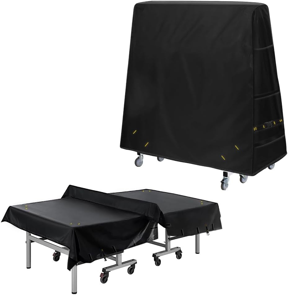 600D Ping Pong Table Cover - Outdoor Waterproof & Windproof, 10.7 x 7.4 ...