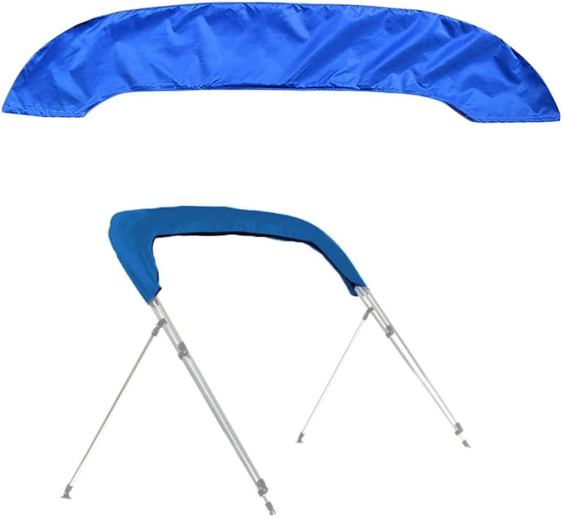 600D Waterproof Bimini Top Boot Cover for 3 Bow Boat Support Top ...