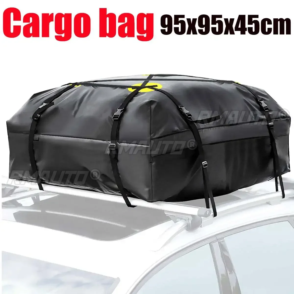 600D Waterproof Cargo Bag Car Roof Cargo Universal Luggage Bag Storage ...