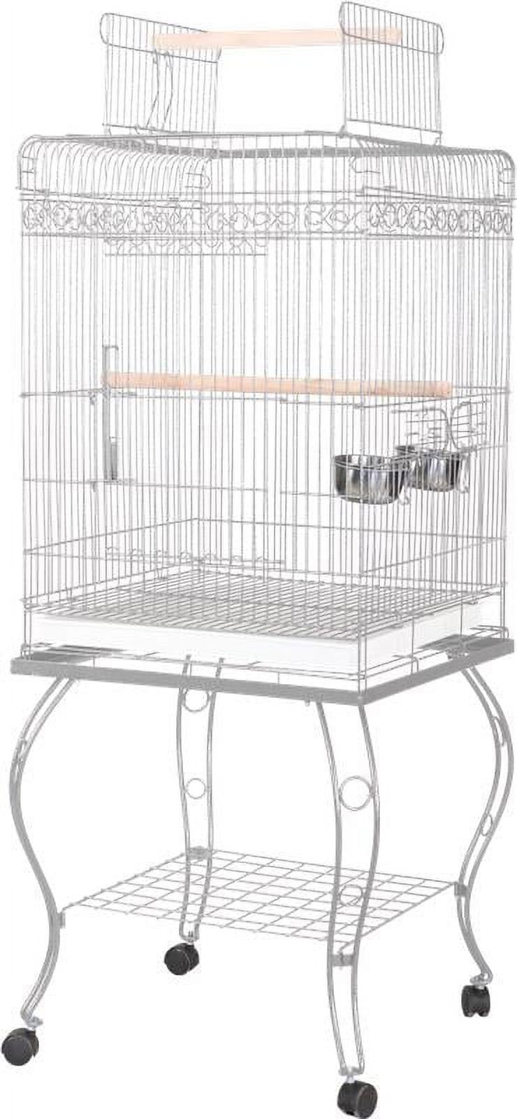 600H White Economy Play Top Bird Cage, by A&E Cage Company - Walmart.com