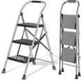 600Lbs Heavy Duty Step Ladder Foldable Folding Stool - for Home Adults ...