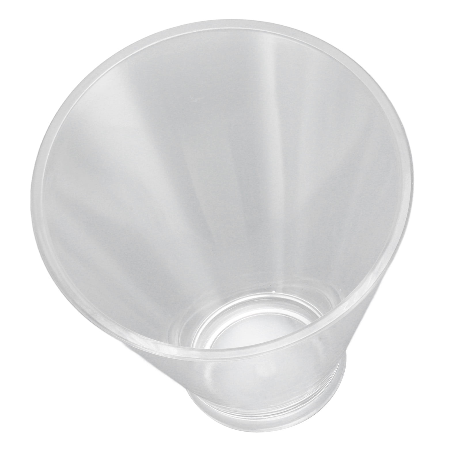 600ML Acrylic Salad Bowl Slanted Salad Mixing Bowls Skid Resistant ...