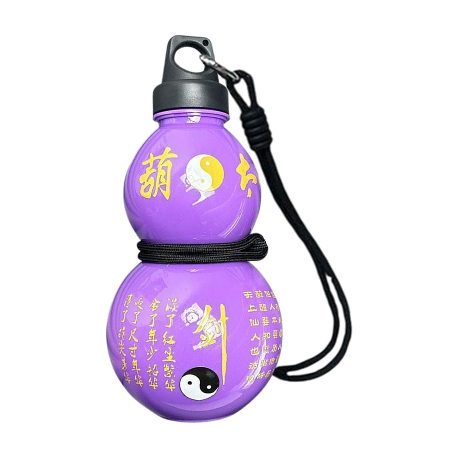 600ML Gourd Cup Oriental Water Kettle Outdoor Crossbody Portable Water ...