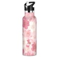 600ML Stainless Steel Insulated Cup Sports Water Bottle Portable ...