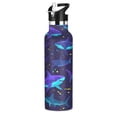 600ML Stainless Steel Insulated Cup Sports Water Bottle Portable ...