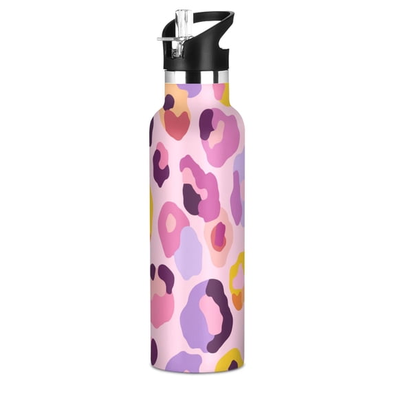 600ML Stainless Steel Insulated Cup Sports Water Bottle Portable ...