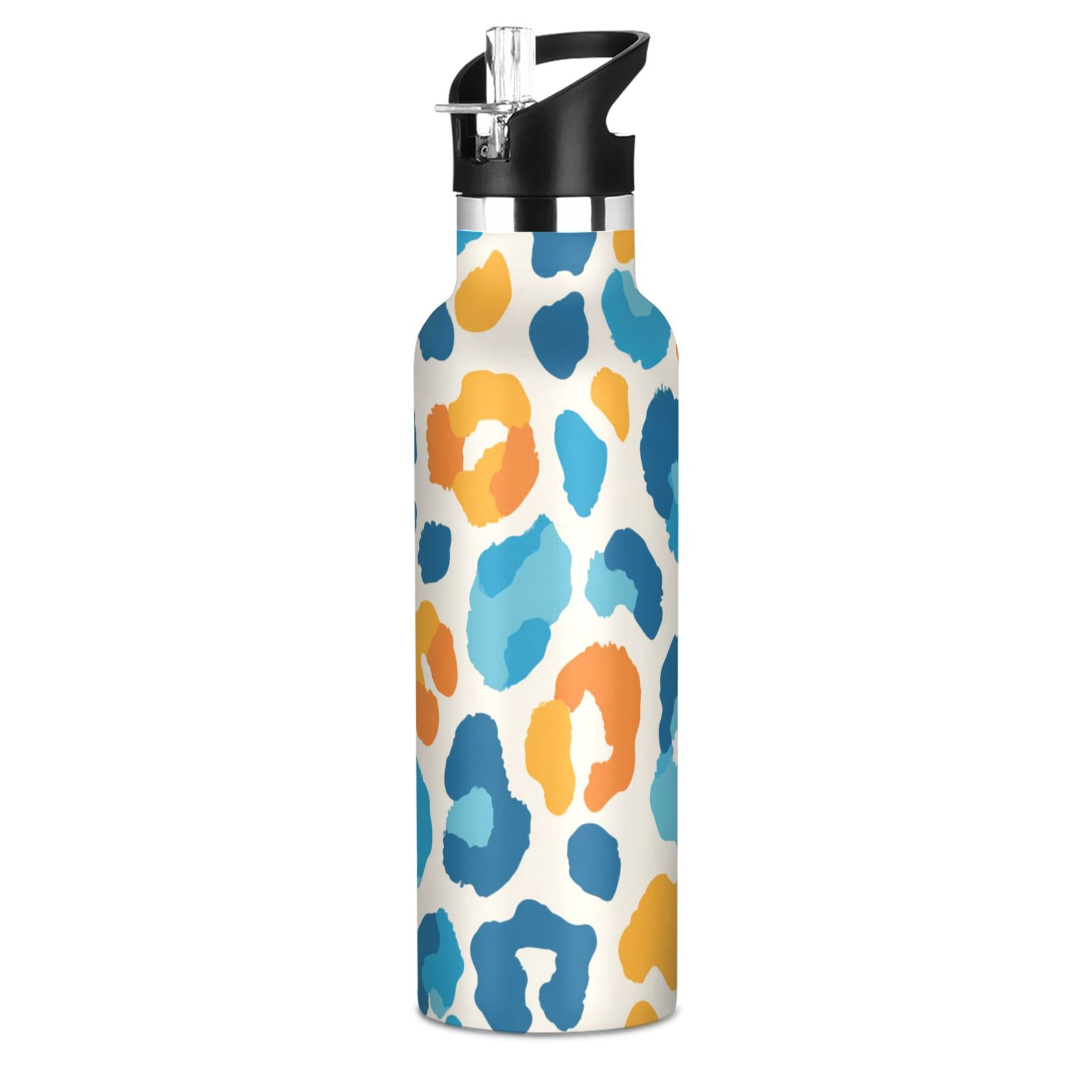 600ML Stainless Steel Insulated Cup Sports Water Bottle Portable ...