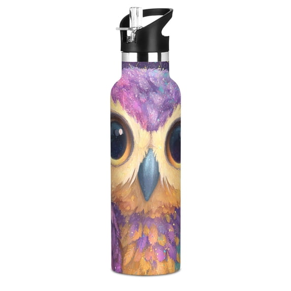 600ML Stainless Steel Insulated Cup Sports Water Bottle Portable ...