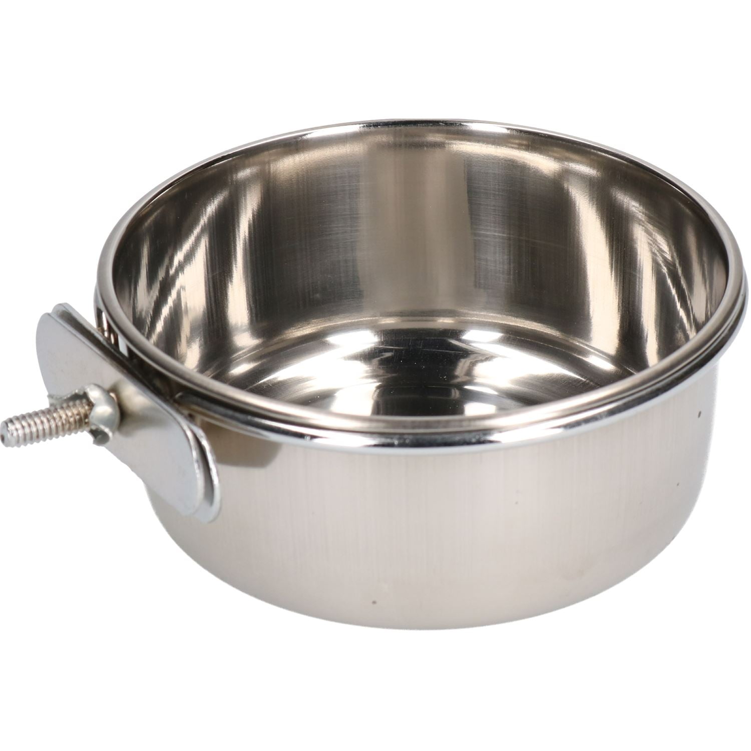 600ML Stainless Steel Small Animals, Dogs, Birds Coop Cup With Bolt On ...