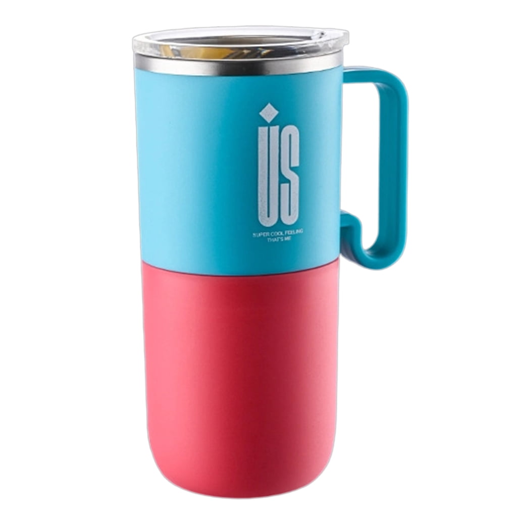 600ML Stainless Steel Thermal Mug Double Layer Designs Coffee Cup with ...