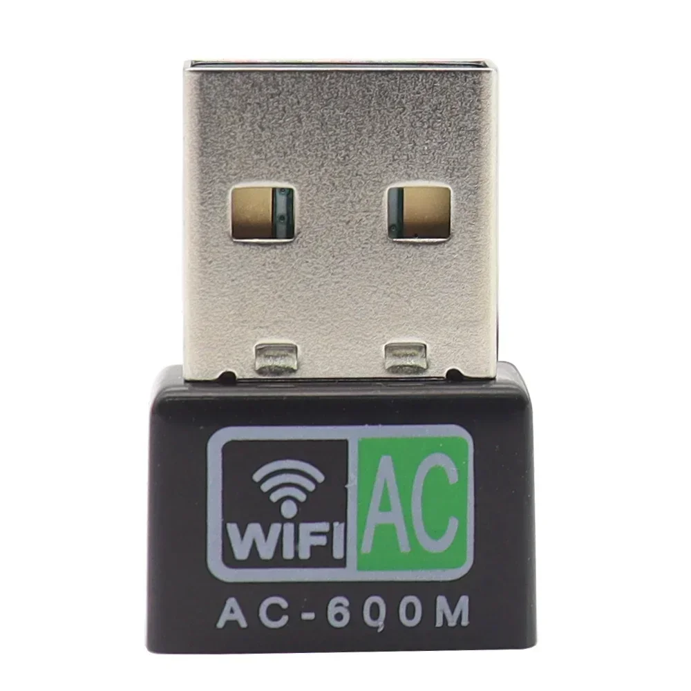 600Mbps USB Wifi Adapter Dual Band 2.4G&5GHz Wireless Network Card Wi ...