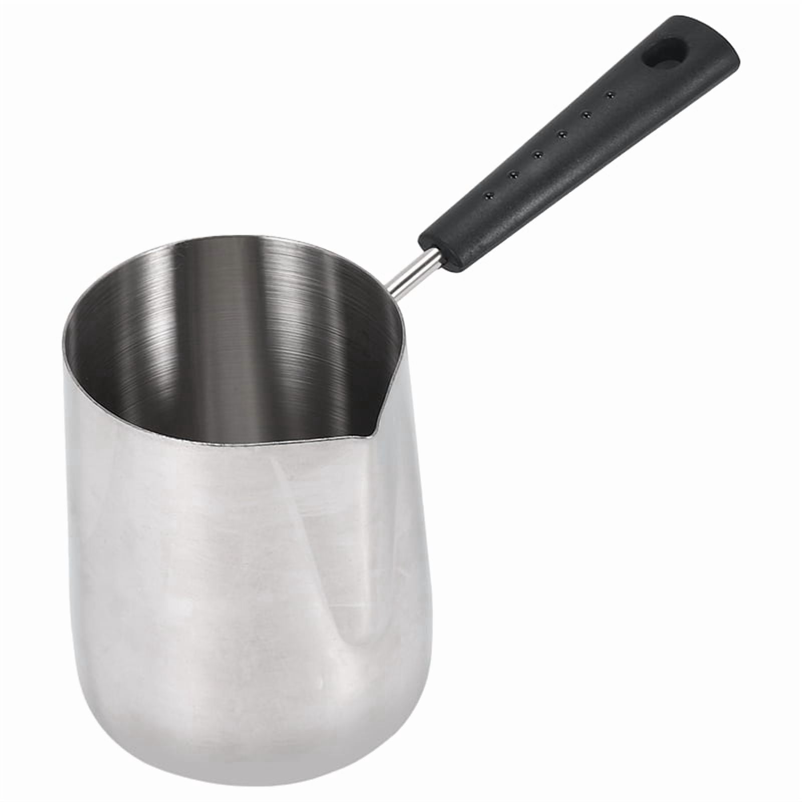 600Ml Milk Butter Warmer Pot, Turkish Coffee Stainless Steel Stovetop ...