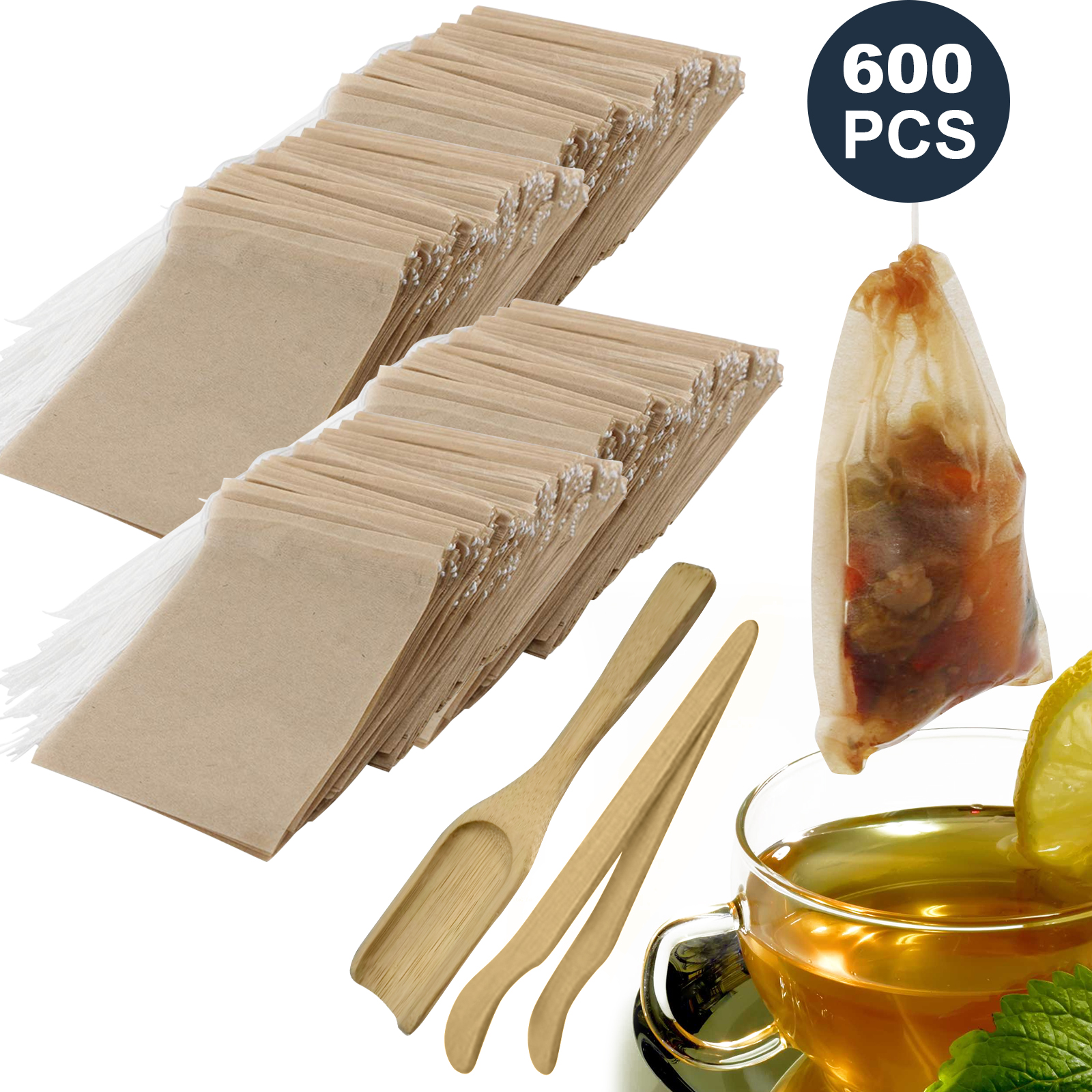 Simple Ecology Organic Cotton Fine Mesh Reusable Straining Bags - Set ...