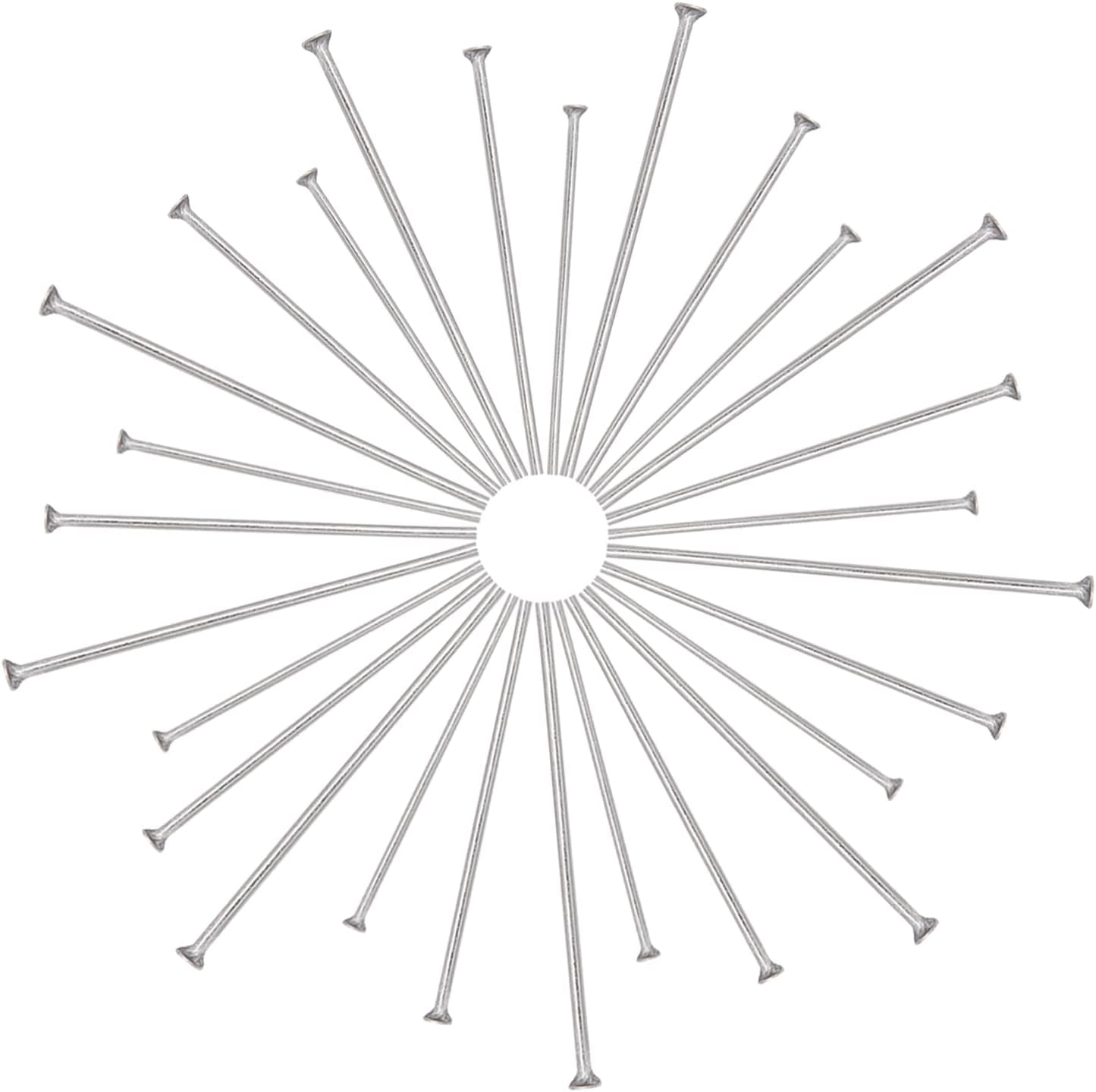 600Pcs 3 Styles 304 Stainless Steel Flat Head Pins Stainless Steel ...