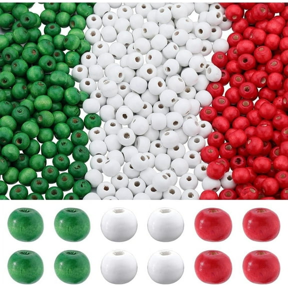 600 Pcs Christmas Spacer Beads for Jewelry Making 8Mm Rhinestone Spacer ...