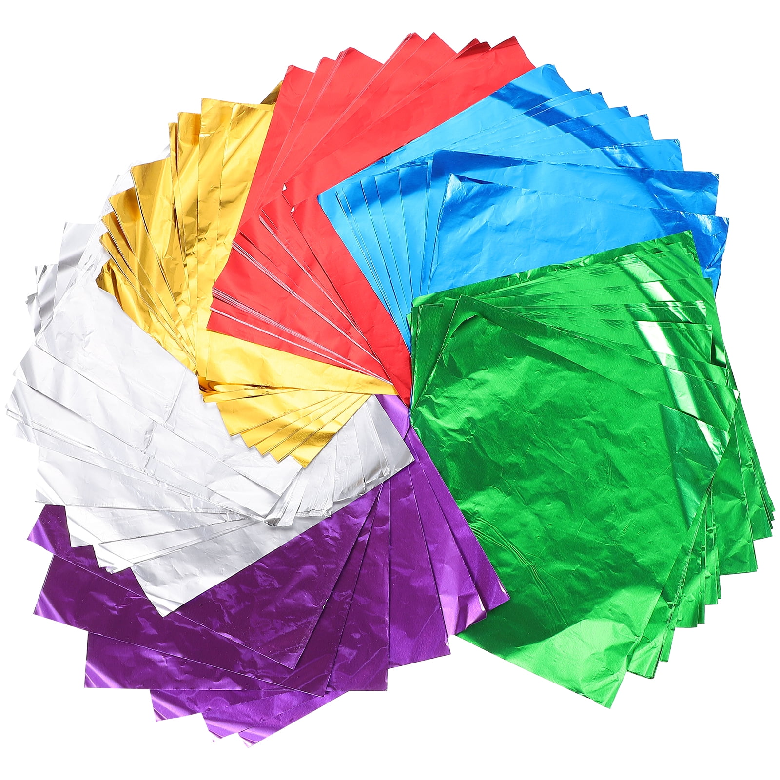 600Pcs Creative Chocolate Wrappers Aluminum Foil Chic Candy Packing ...