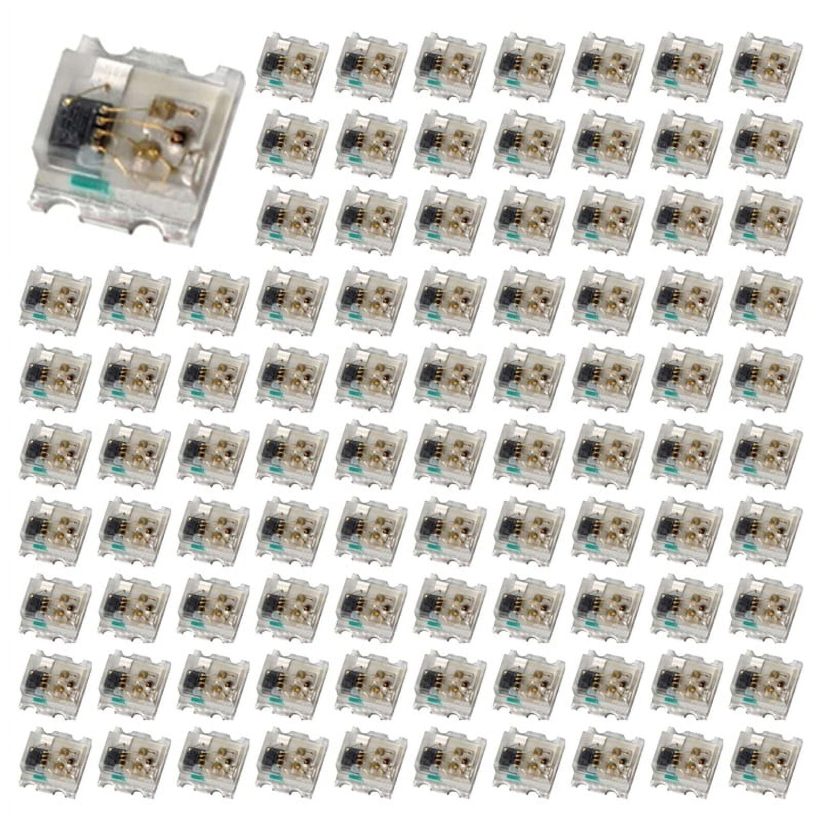 600Pcs WS2812 2020 LED Chip 4Pins Mini White PCB Addressable Digital ...
